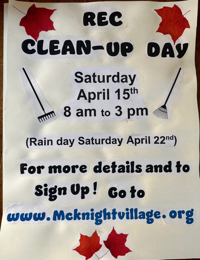 2023 Rec Cleanup Day | McKnight Village Civic Association